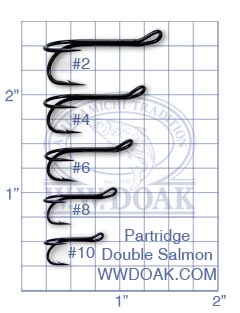 Mustad Salmon Hooks Partridge Patriot Salmon Double Fly Tying Hooks ...